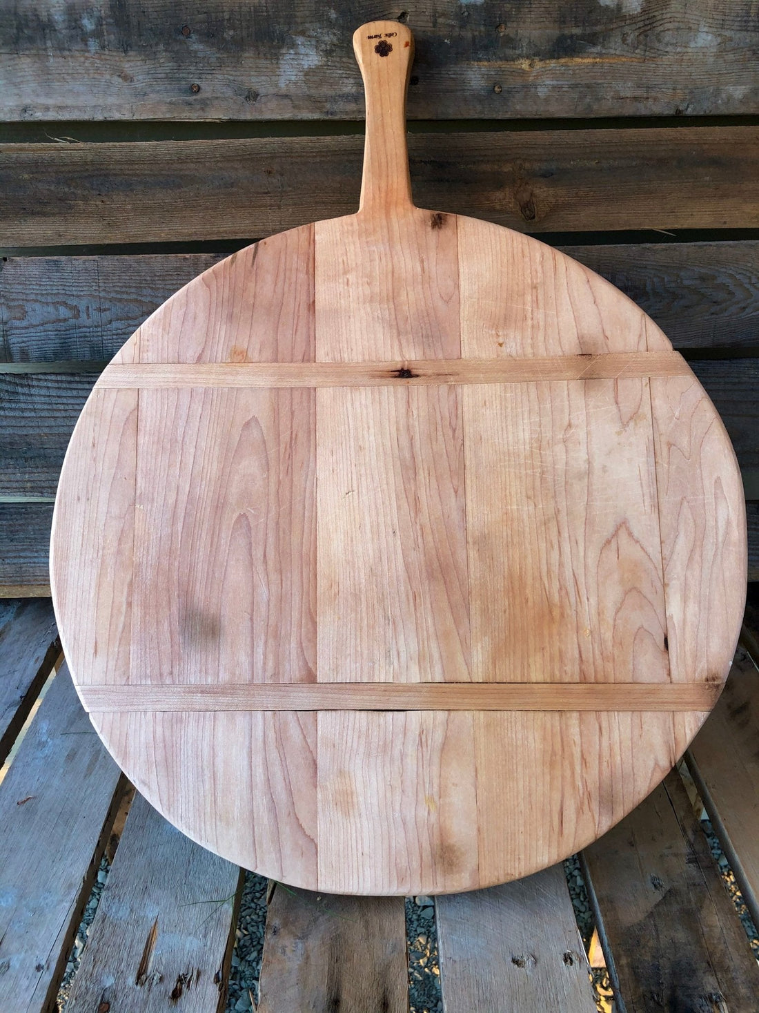 Best Charcuterie Board - Vintage Style Round Maple French Breadboard ...